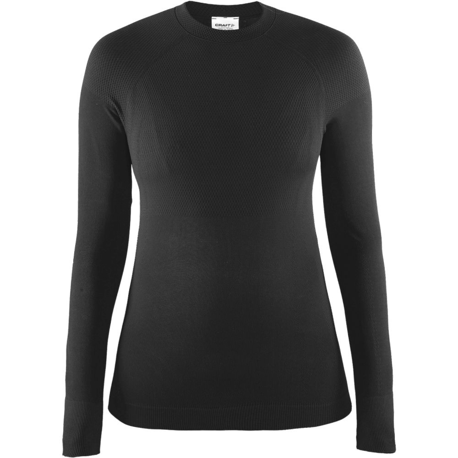 Langes Craft Damen Keep Warm Langarm Crewneck Shirt mit kurzem Kragen ...