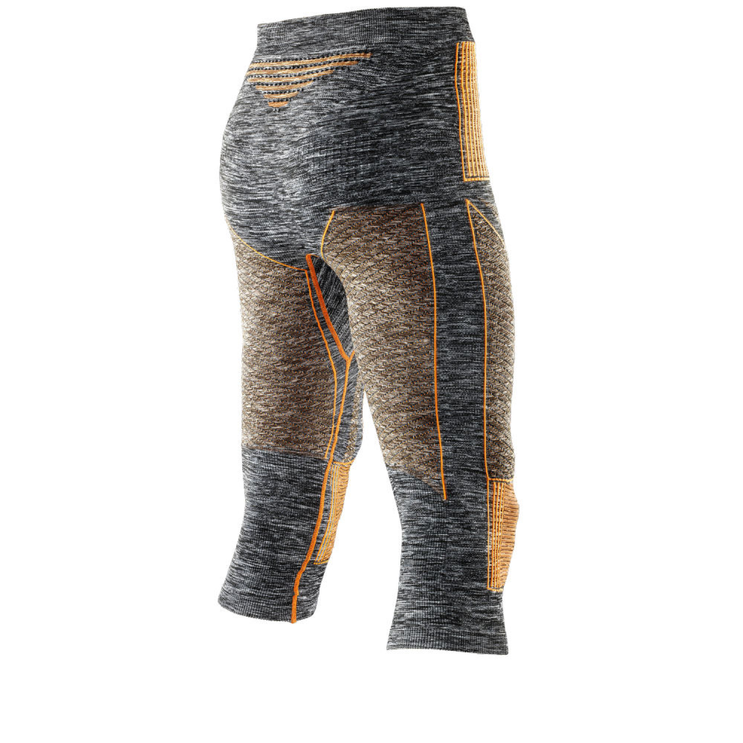 Grau orange melierte X-Bionic 3/4 Energy Accumulator EVO Herren Medium ...