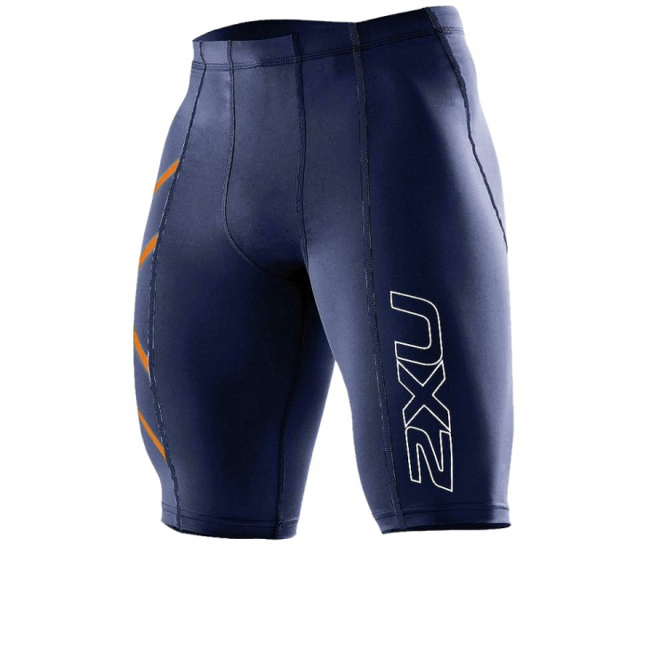 2XU Herren Compression Short Tight Kompressionshose in Navy Blau ...